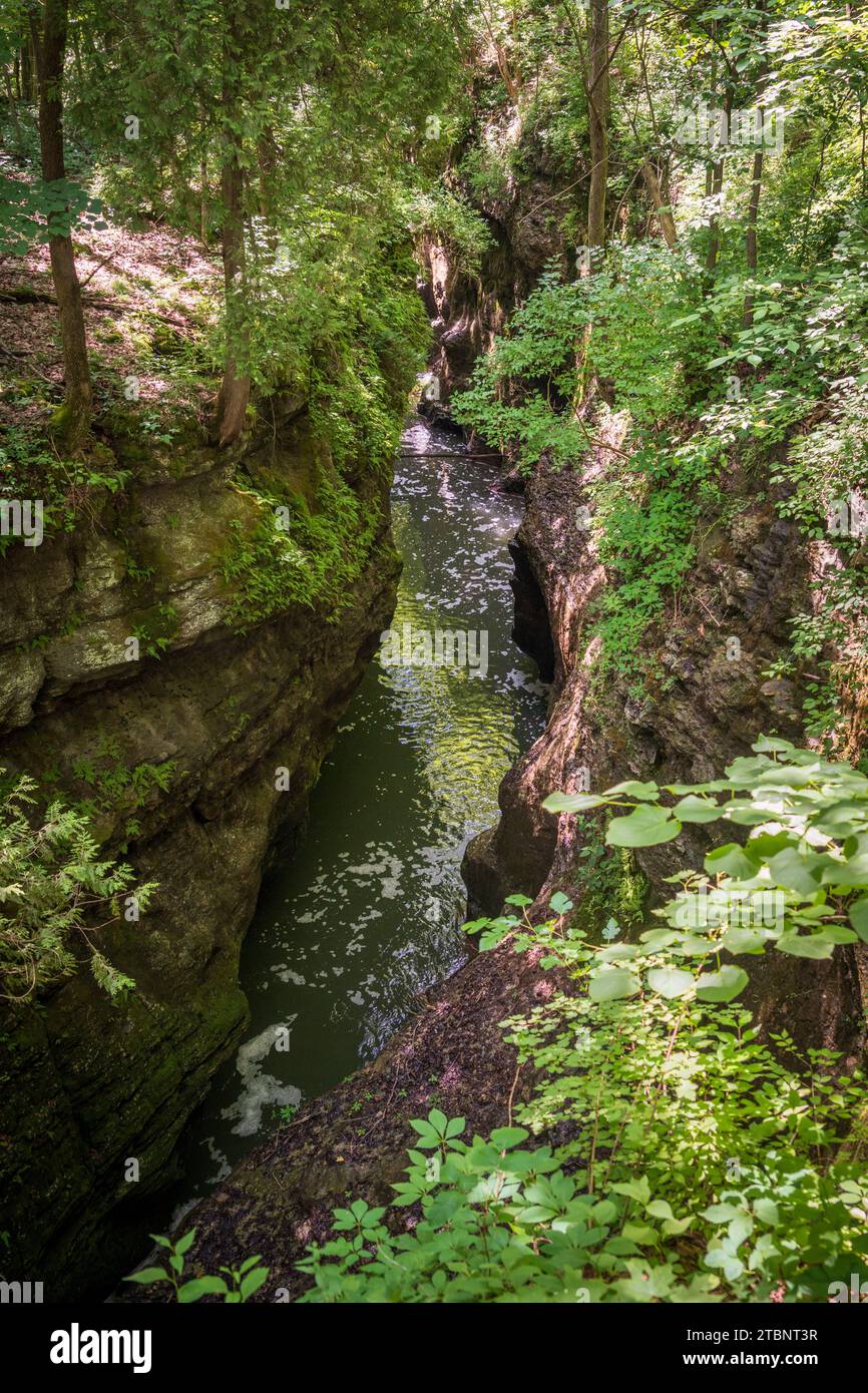 The Clifton Gorge State Nature Preserve in Ohio Stock Photo - Alamy