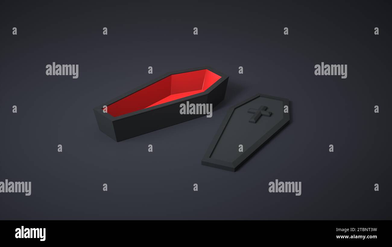 Open coffin empty hi-res stock photography and images - Alamy