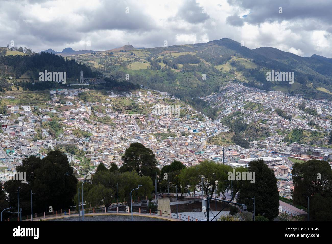 Capital ecuador quito view from hi-res stock photography and images - Alamy