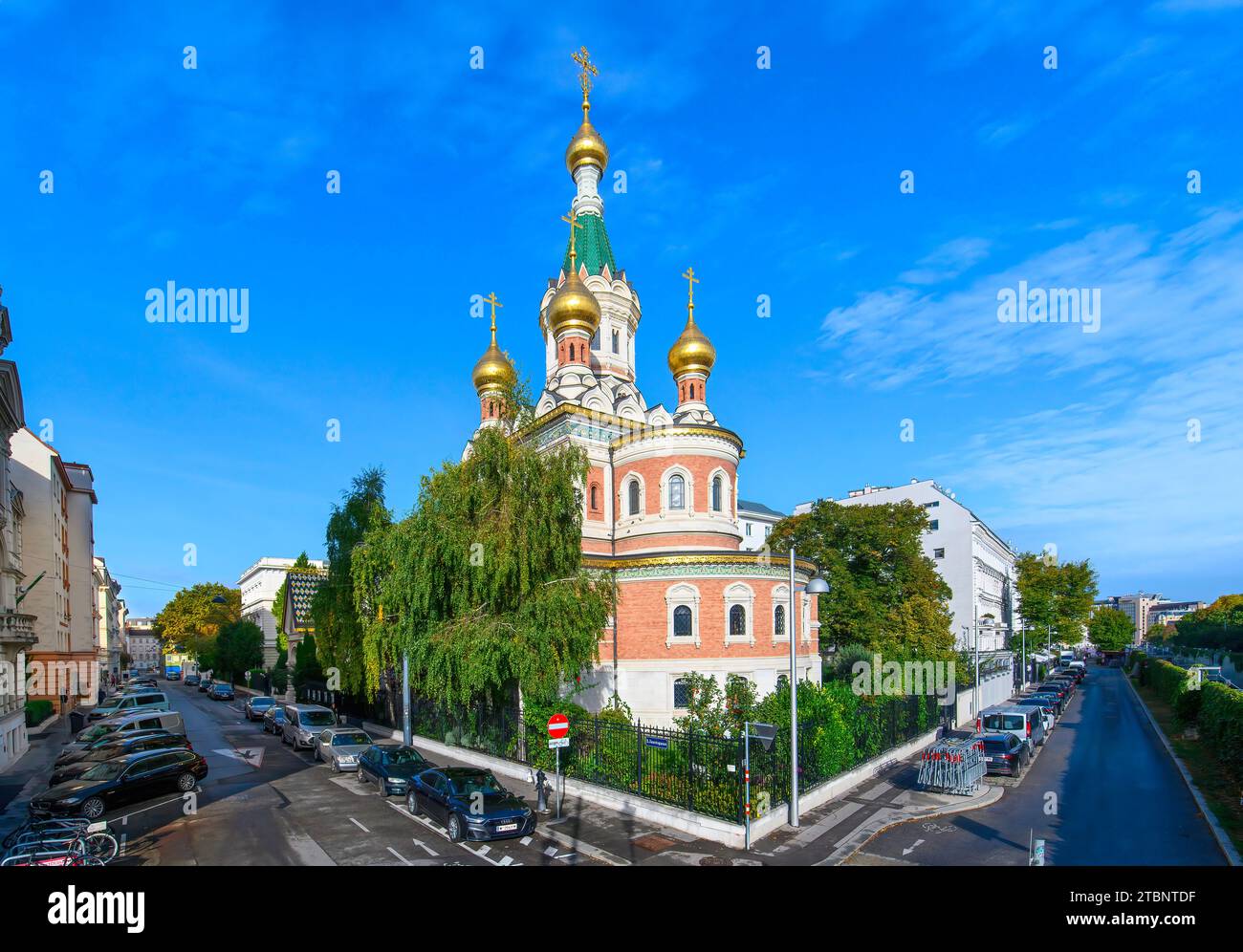 Vienna, Austria. Russian Orthodox Cathedral of St. Nicholas Stock Photo ...