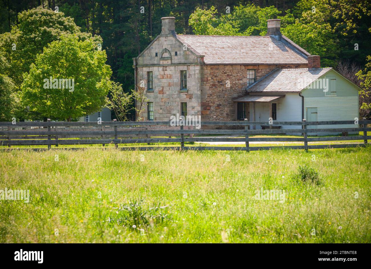 The Hale Farm Village at Cuyahoga Valley National Park in Ohio Stock ...