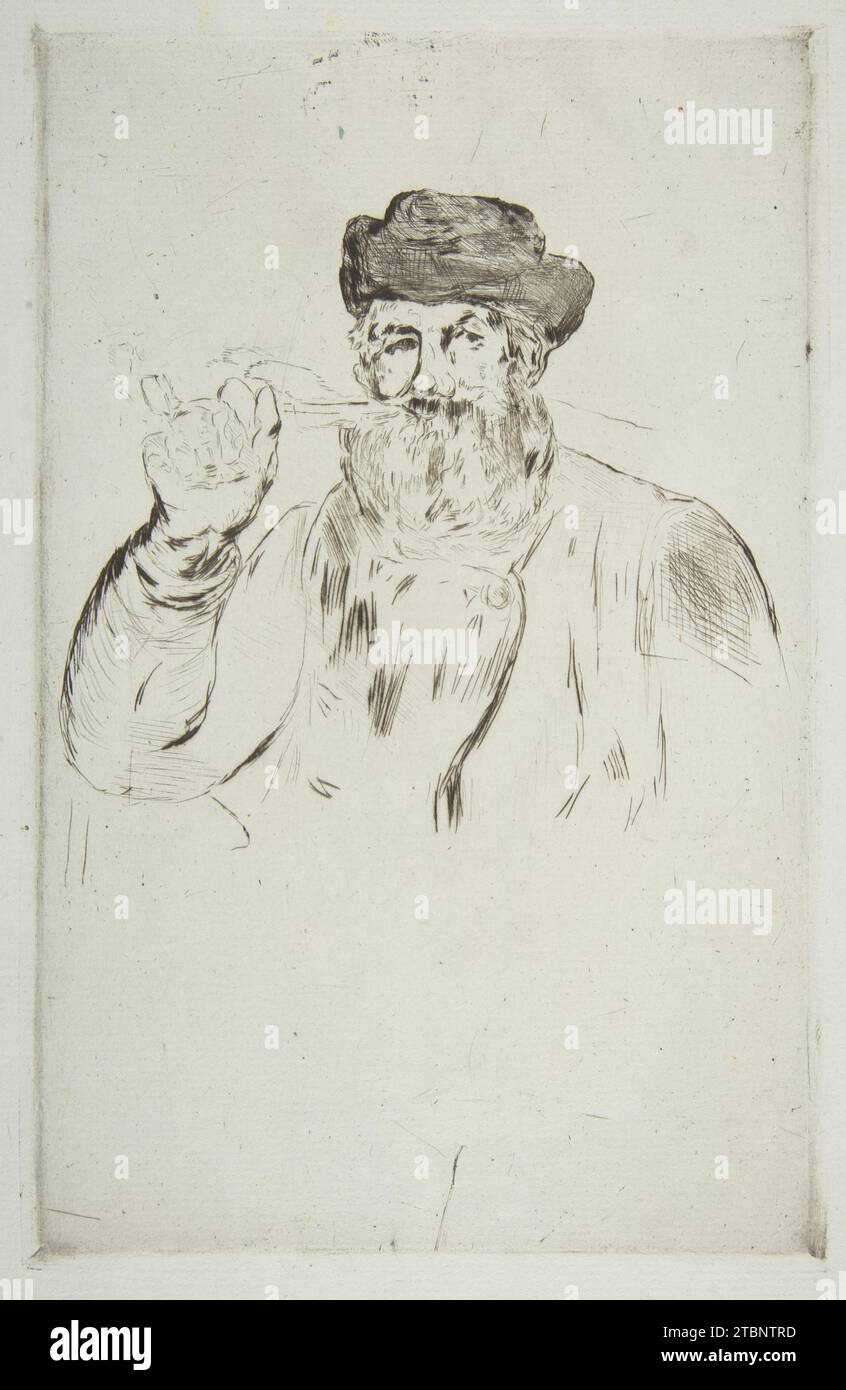 The Smoker (Le Fumeur) 1921 by Edouard Manet Stock Photo - Alamy