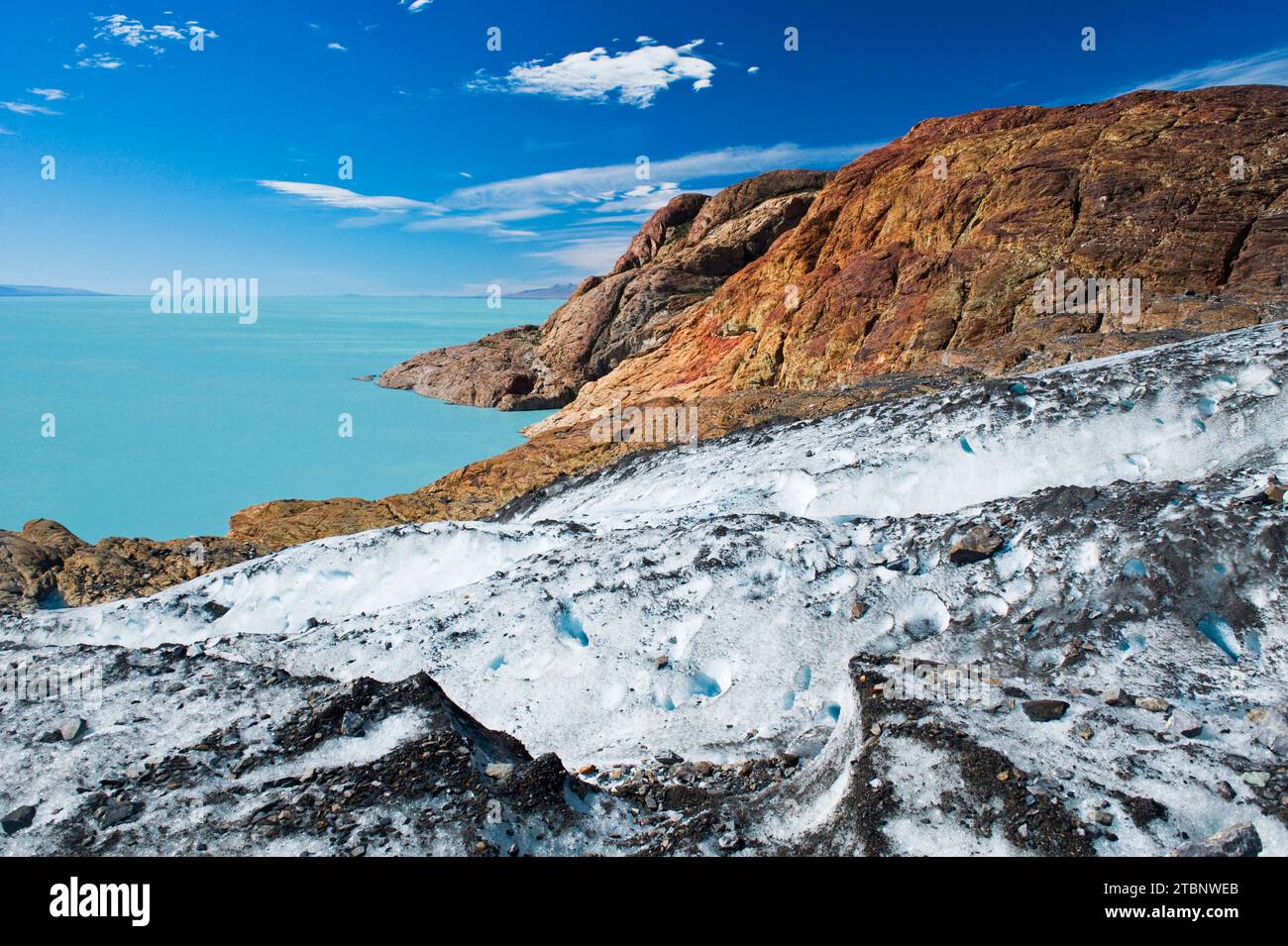 The Viedma Glacier and Lago Viedma in Los Glaciares National Park ...