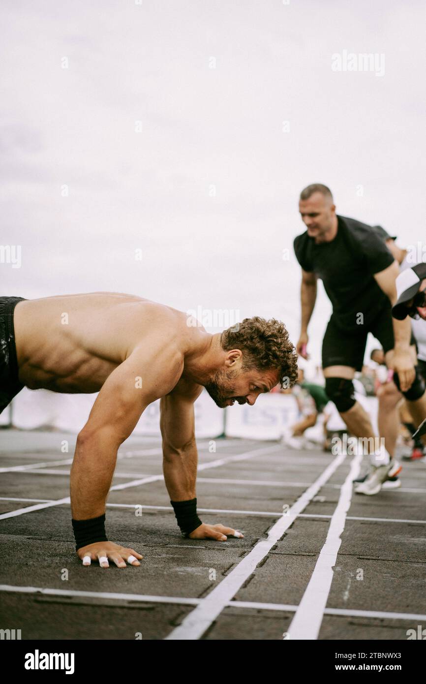 Burpee man hi-res stock photography and images - Alamy
