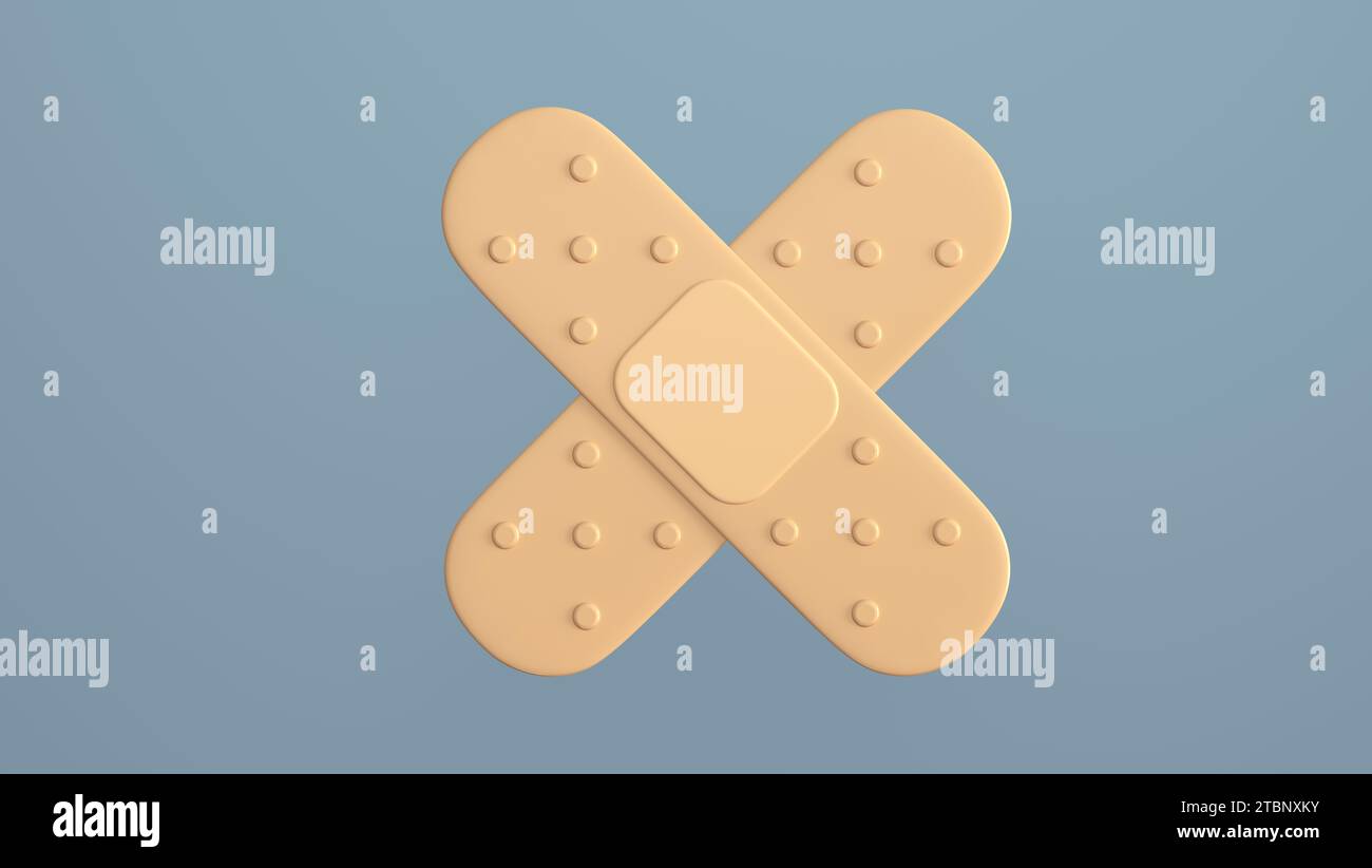 Bandage Icon Isolated. Simple Medical Patch Sign. Cartoon Minimalism ...