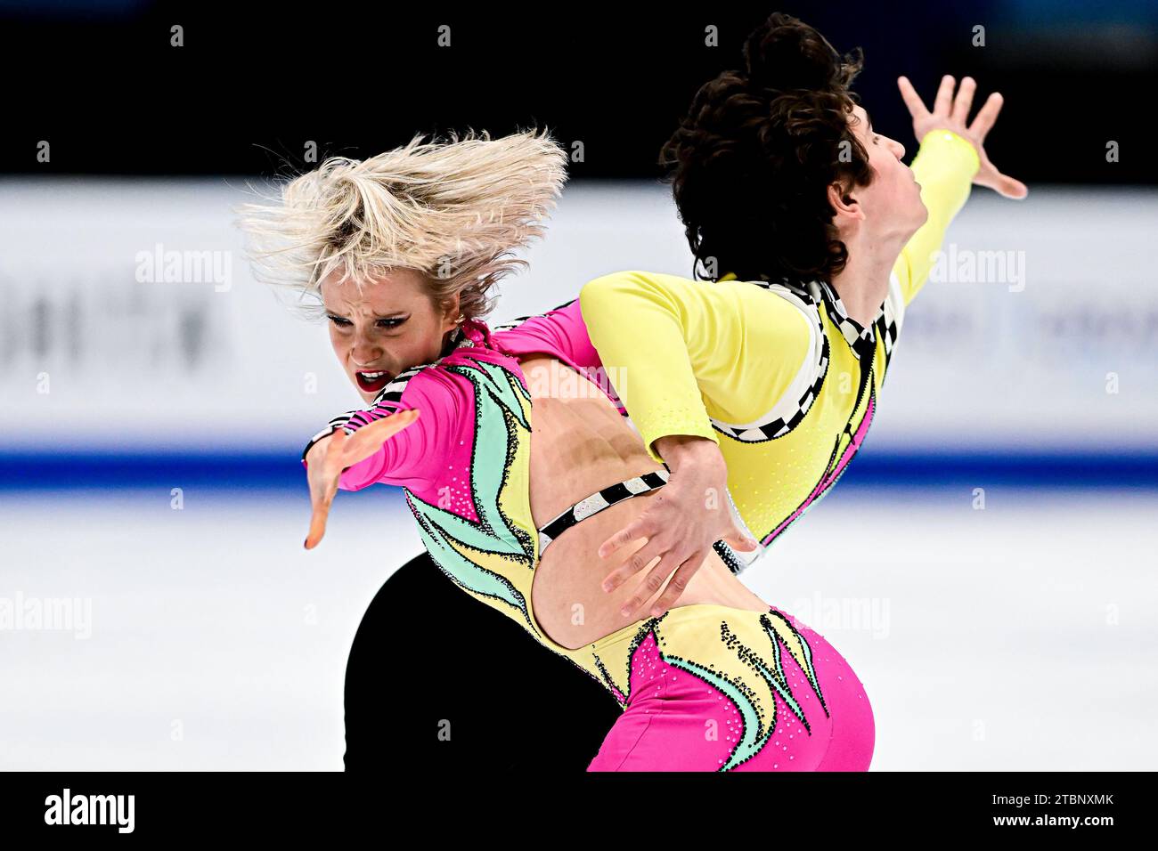 Elizabeth TKACHENKO & Alexei KILIANOV (ISR), during Junior Ice Dance ...