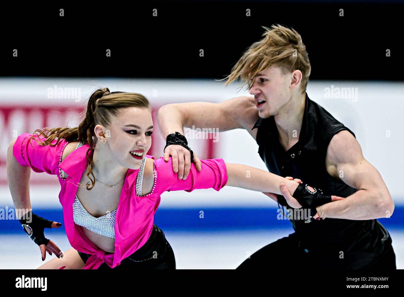 Mariia PINCHUK & Mykyta POGORIELOV (UKR), during Junior Ice Dance ...