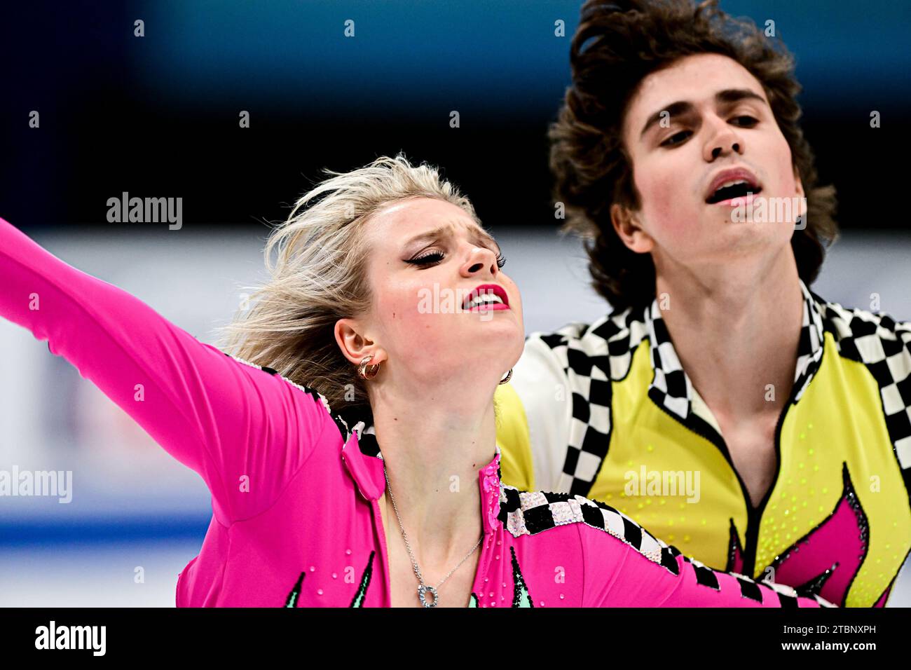 Elizabeth TKACHENKO & Alexei KILIANOV (ISR), during Junior Ice Dance ...