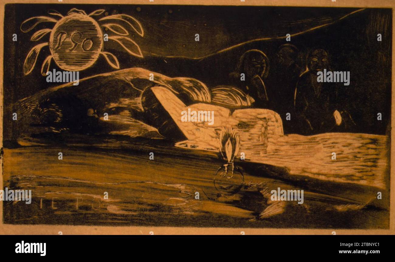 Te Po 1936 by Paul Gauguin Stock Photo - Alamy