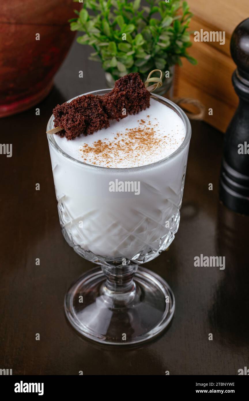 Milk punch cocktail hi-res stock photography and images - Alamy
