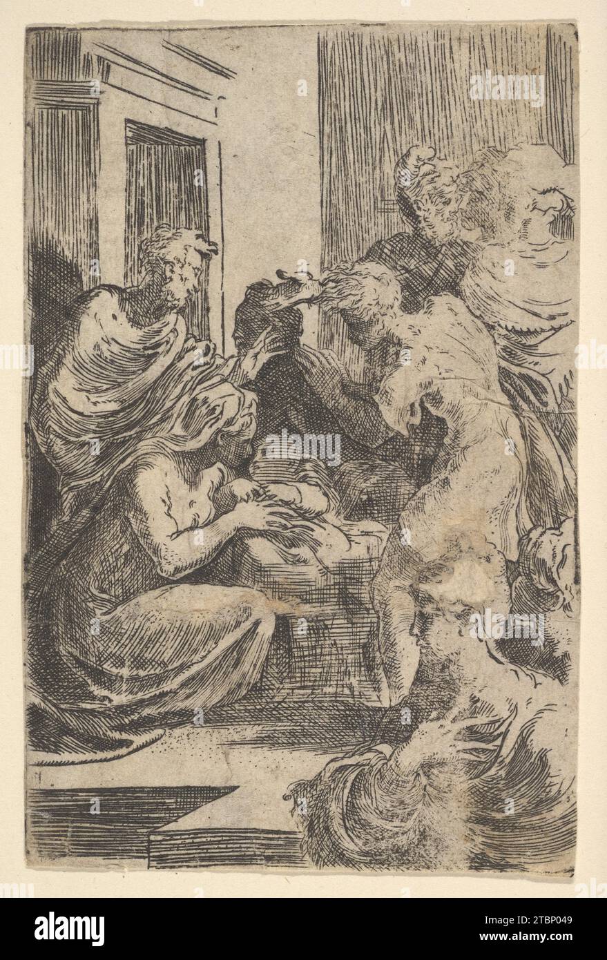 The Nativity 1926 by Parmigianino (Girolamo Francesco Maria Mazzola ...
