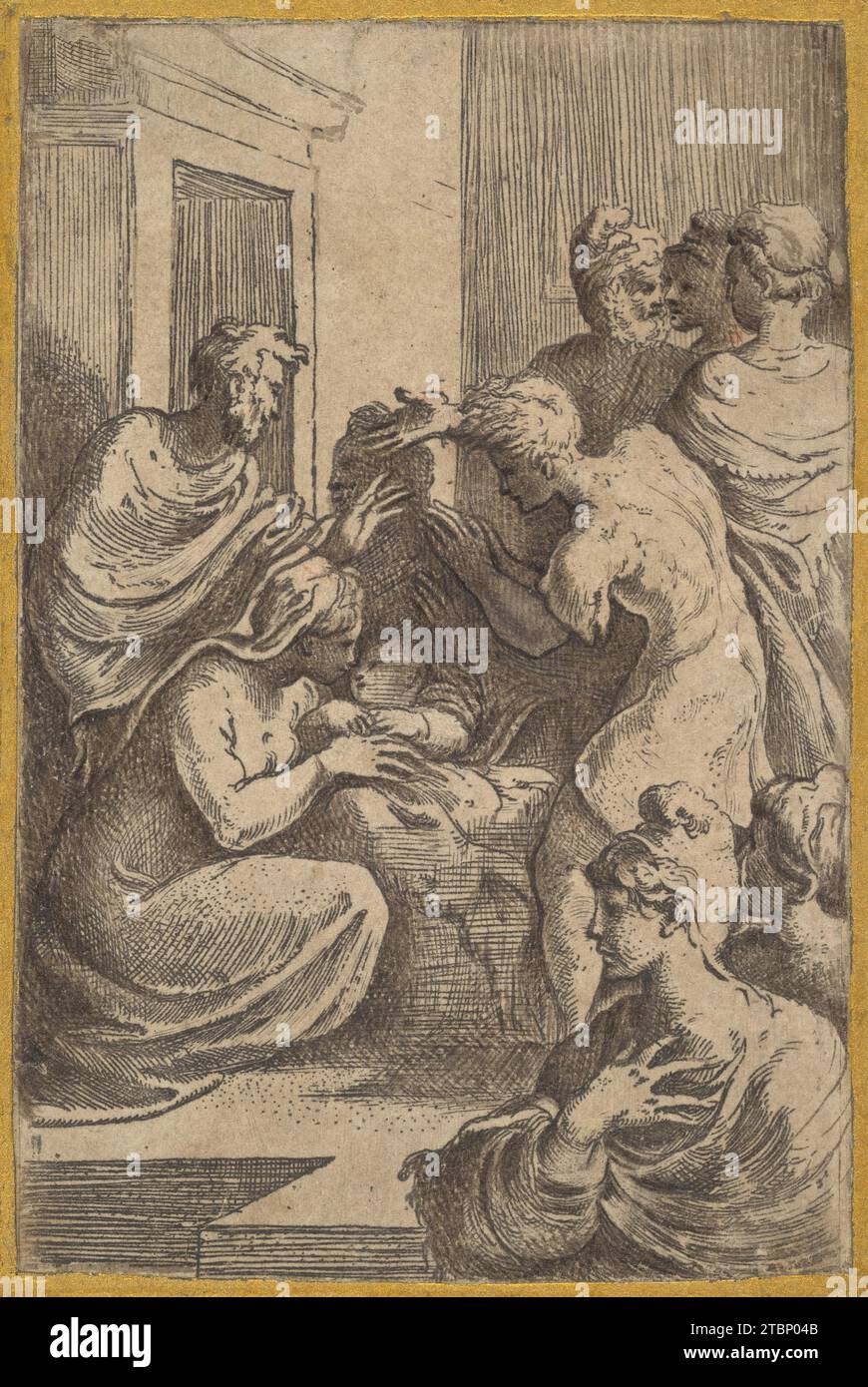The Nativity 1927 by Parmigianino (Girolamo Francesco Maria Mazzola ...