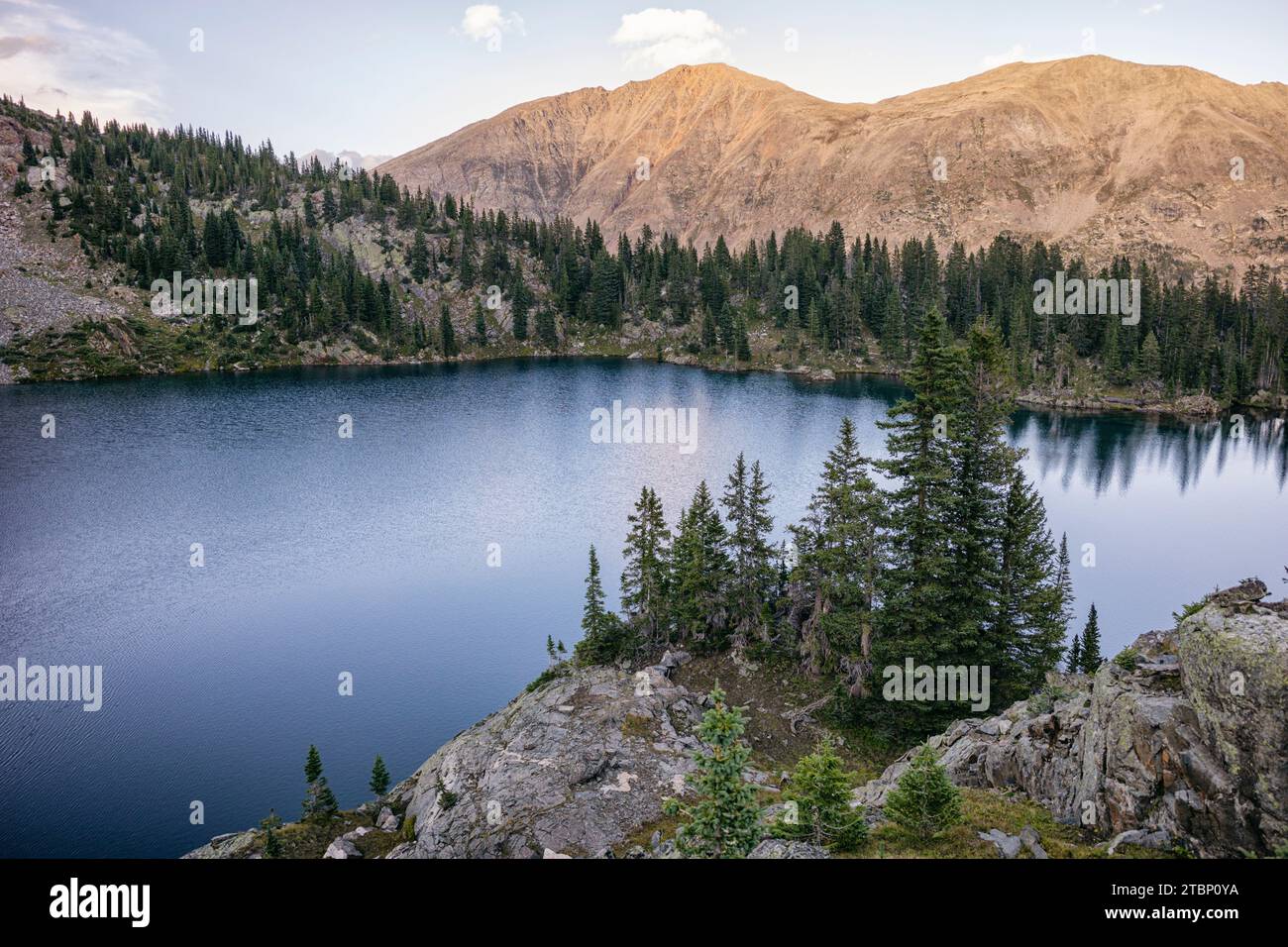 Big Lake in the Holy Cross Wilderness, Colorado Stock Photo - Alamy