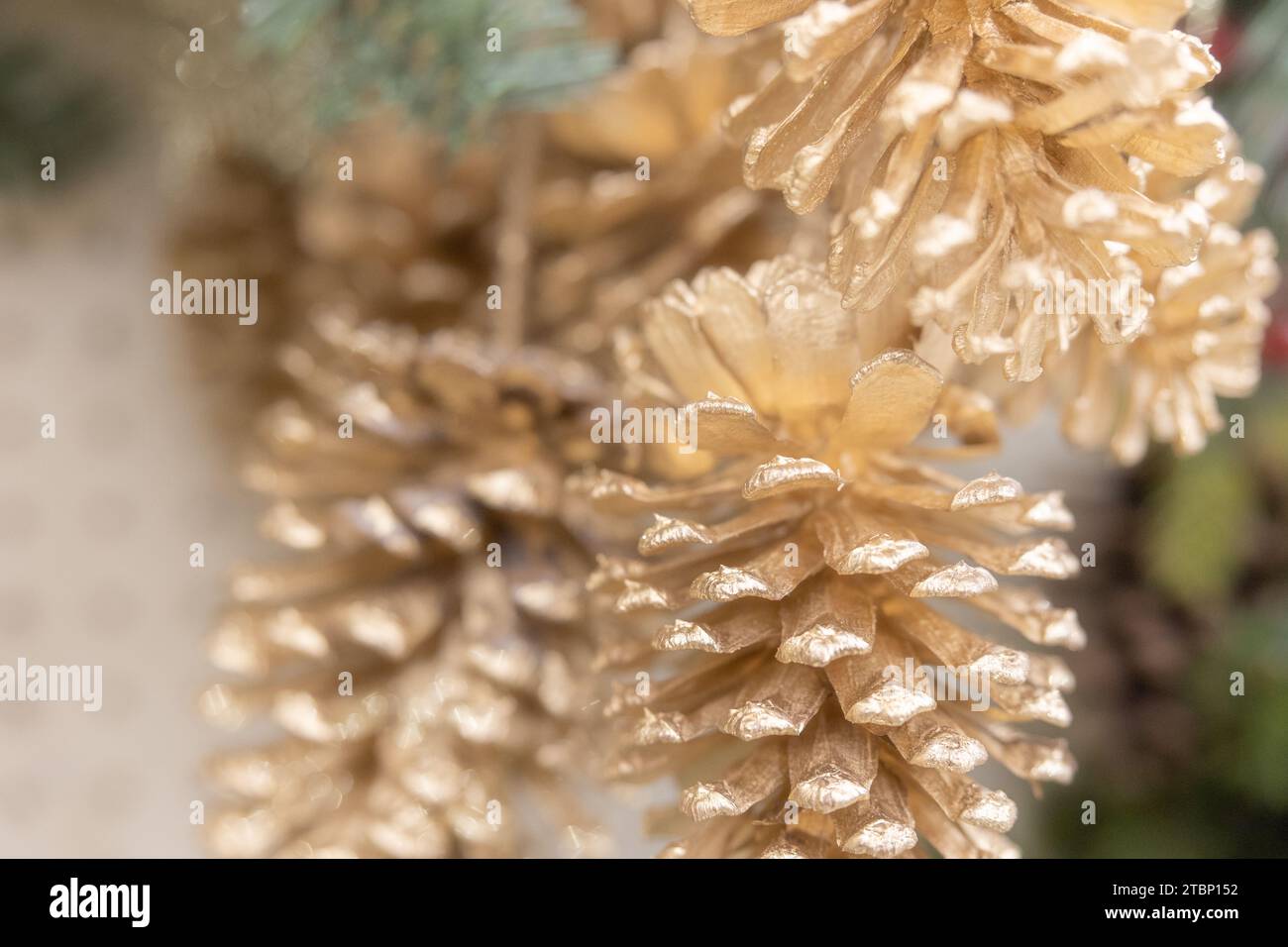 Decorated pine cones hi-res stock photography and images - Alamy