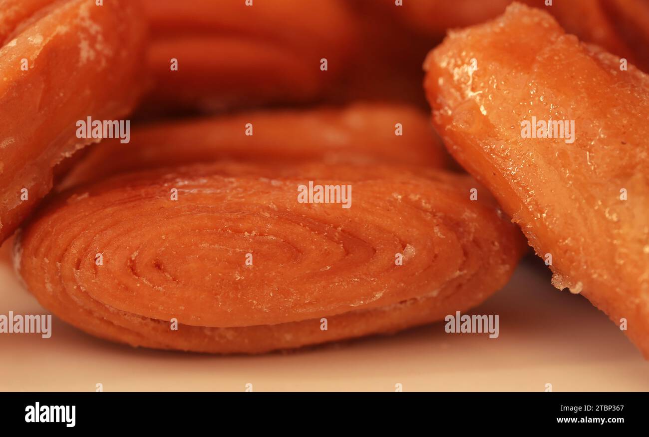 Bengali traditional goja sweet as breakfast Stock Photo - Alamy