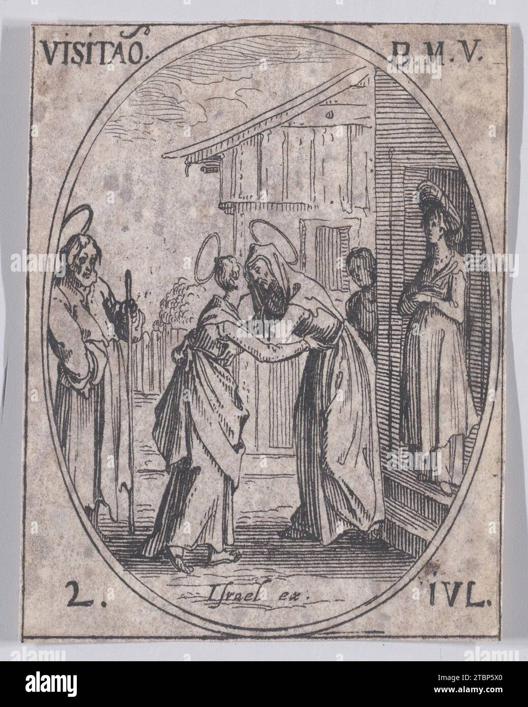La Visitation de la Sainte Vierge (The Visitation), July 2nd, from "Les ...