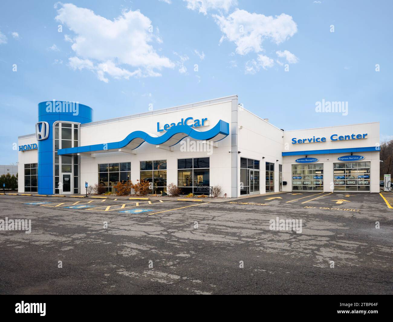 Yorkville, New York - Nov 23, 2023: Honda LeadCar is an authorized ...