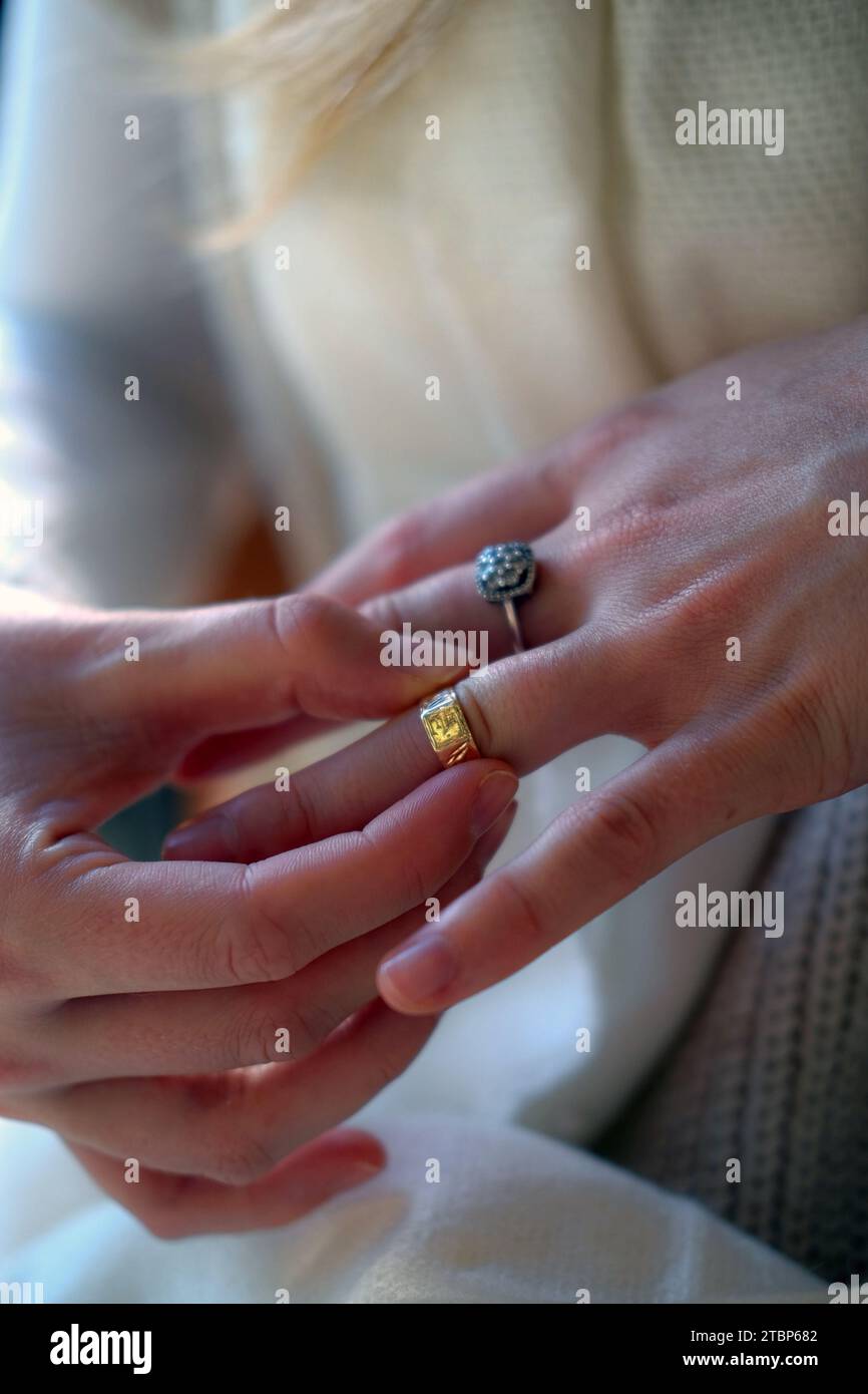 Wedding ring, celebration of wedding or engagement background Stock ...