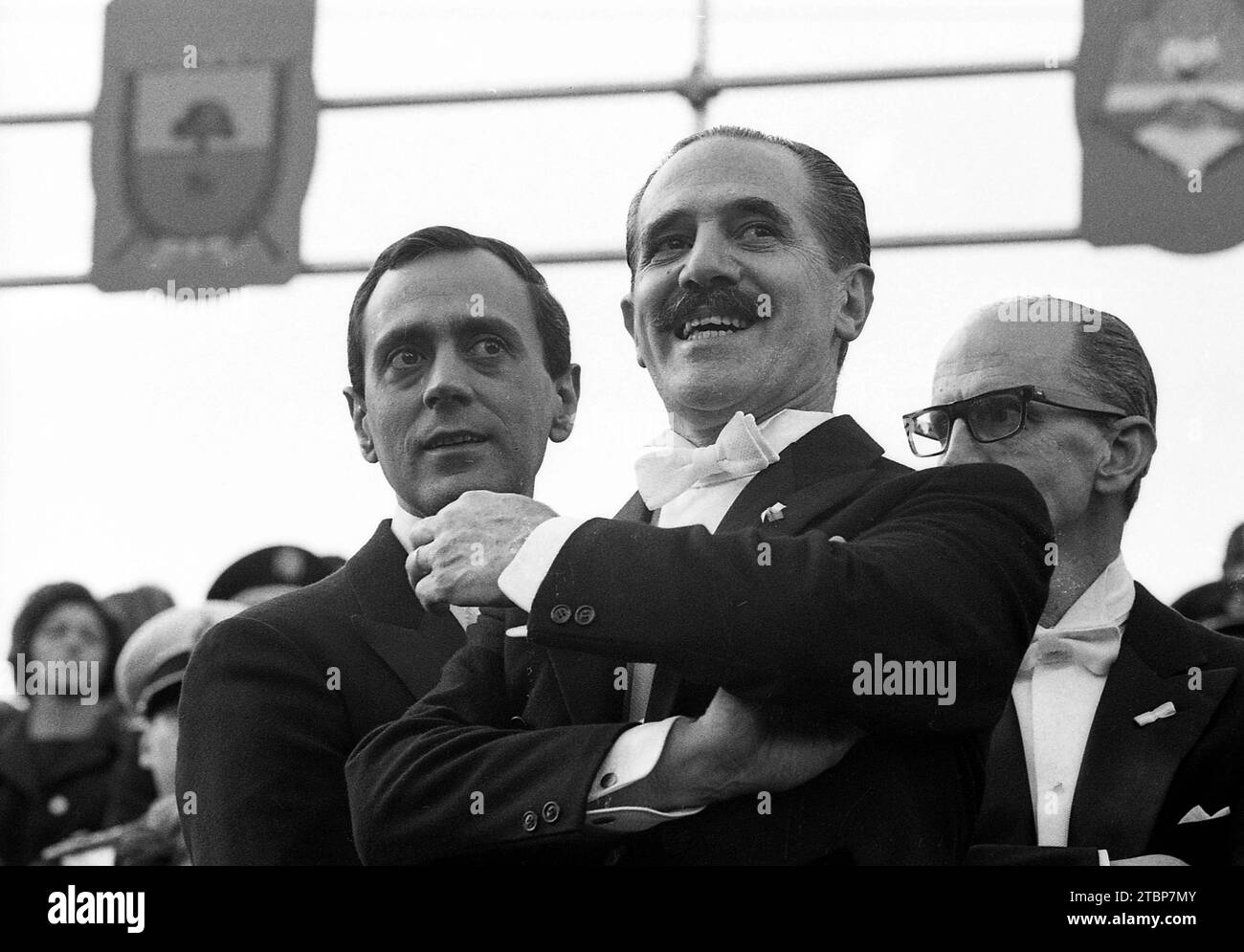 Unidentified Argentine officials at the Independence Day military ...