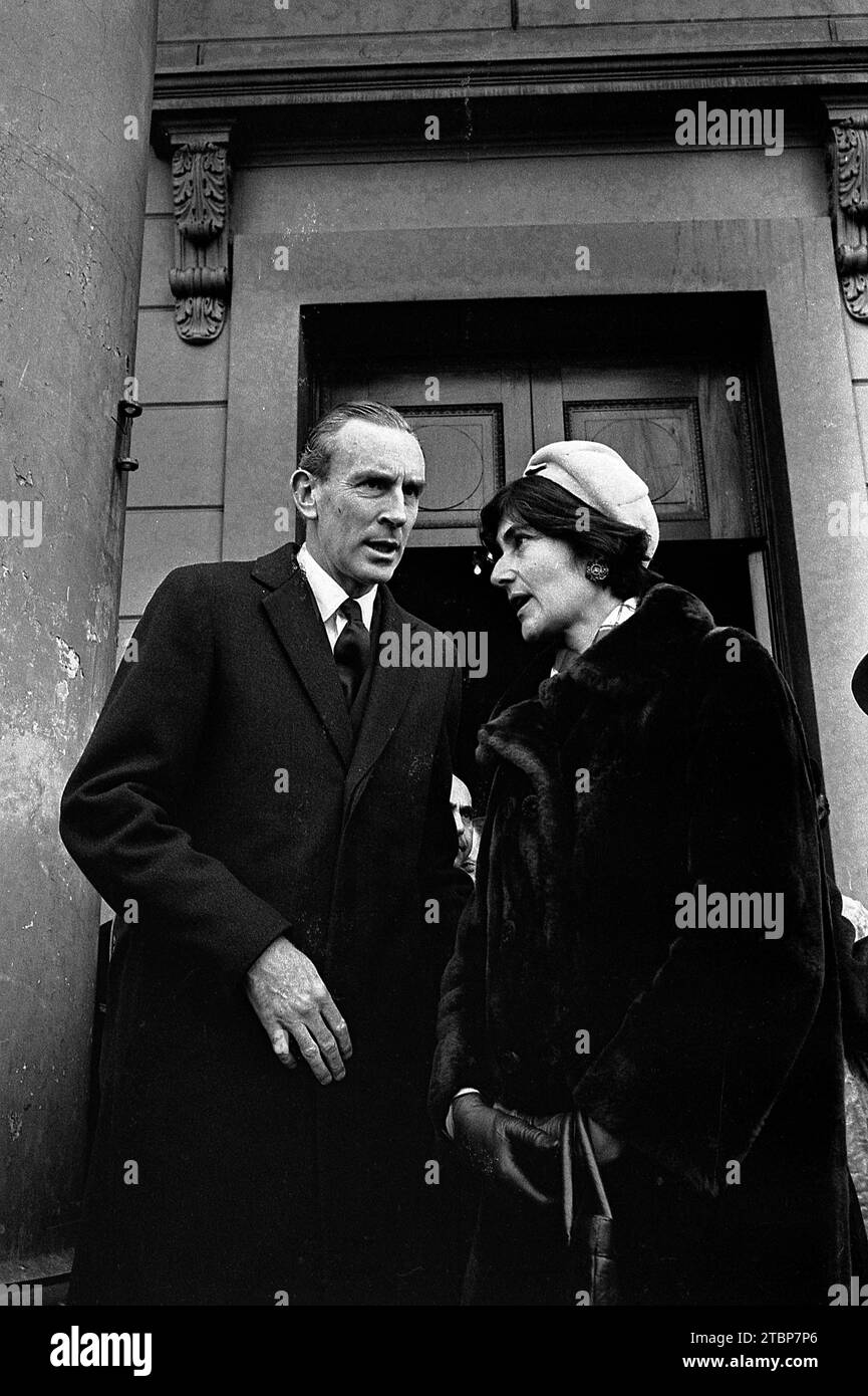 Argentine economist Emilio van Peborgh and his wife Josefina María ...