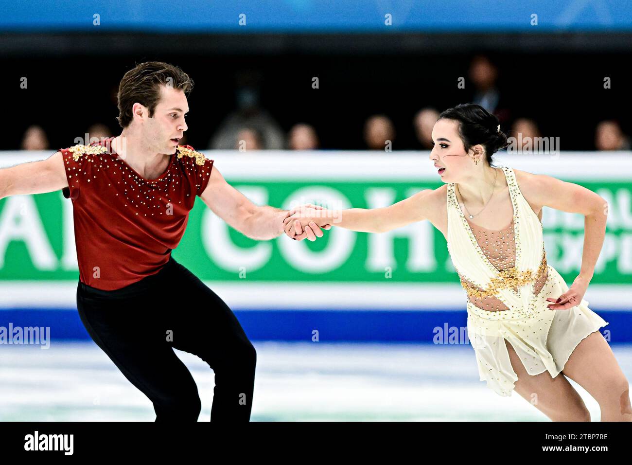 Lia PEREIRA & Trennt MICHAUD (CAN), during Senior Pairs Free Skating ...