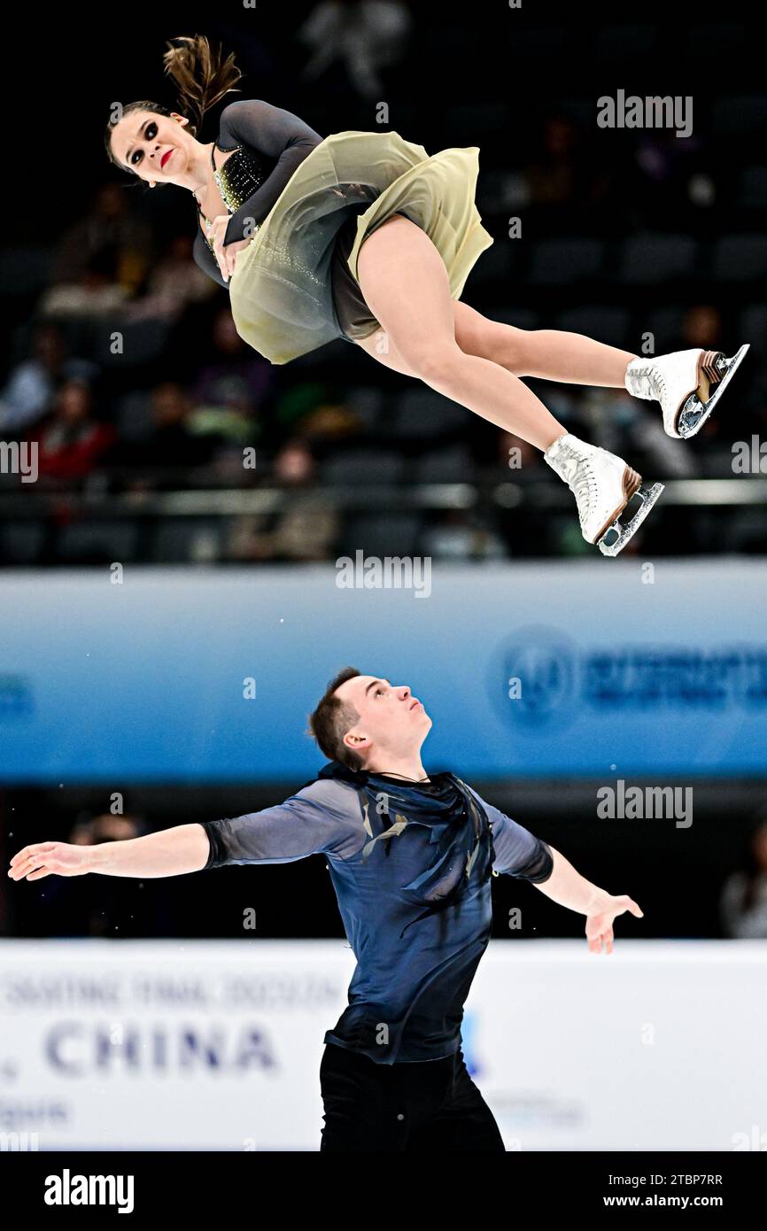 Maria PAVLOVA & Alexei SVIATCHENKO (HUN), during Senior Pairs Free ...