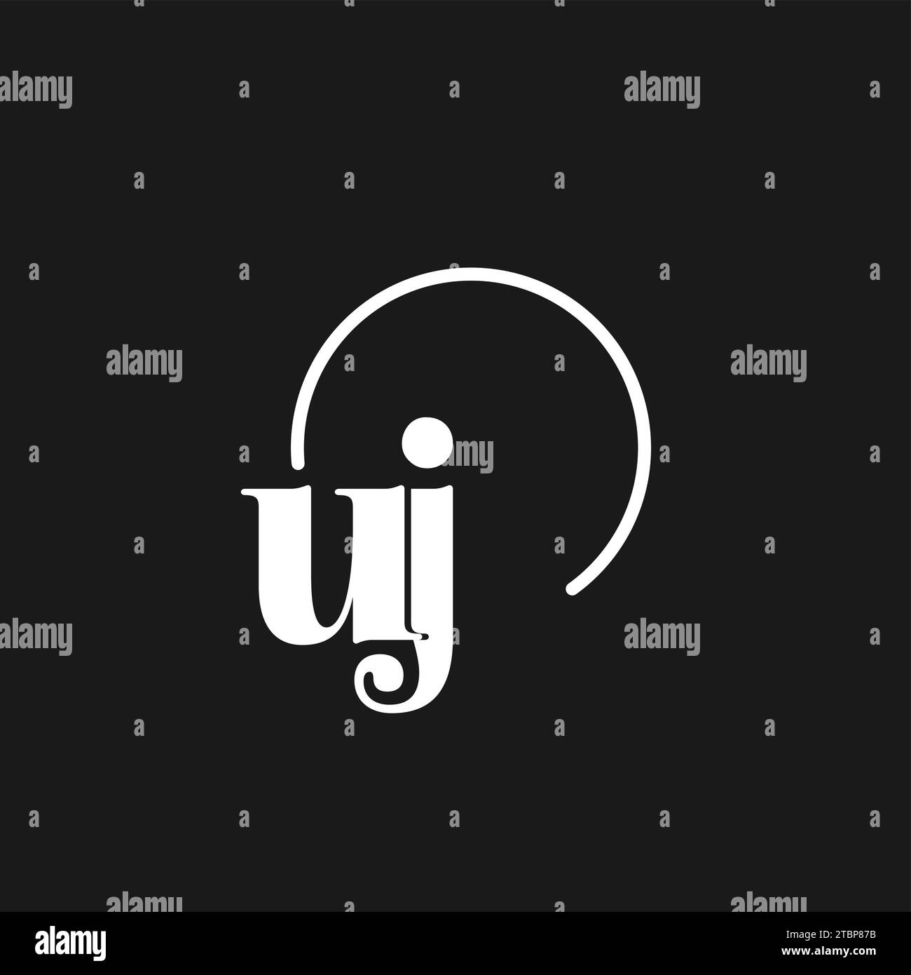 Uj initials logo hi-res stock photography and images - Alamy