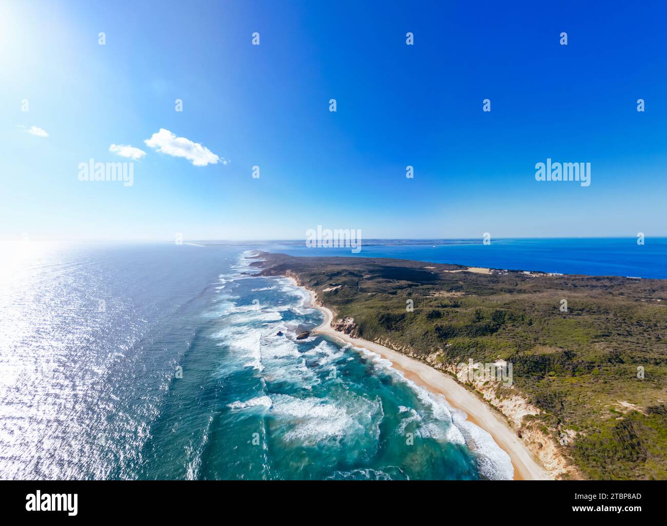 Aerial View of Point Nepean Australia Stock Photo - Alamy