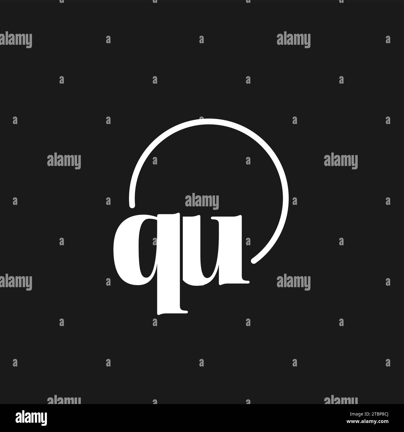 Qu letters Stock Vector Images - Alamy