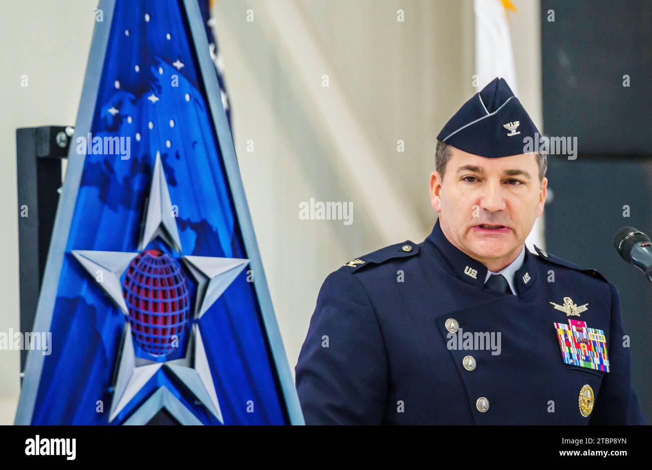 Us space force logo hi-res stock photography and images - Alamy