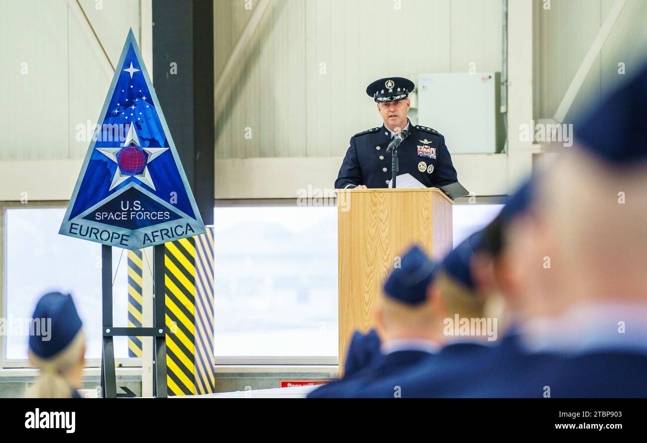 08 December 2023, Rhineland-Palatinate, Ramstein-Miesenbach: Bradley ...