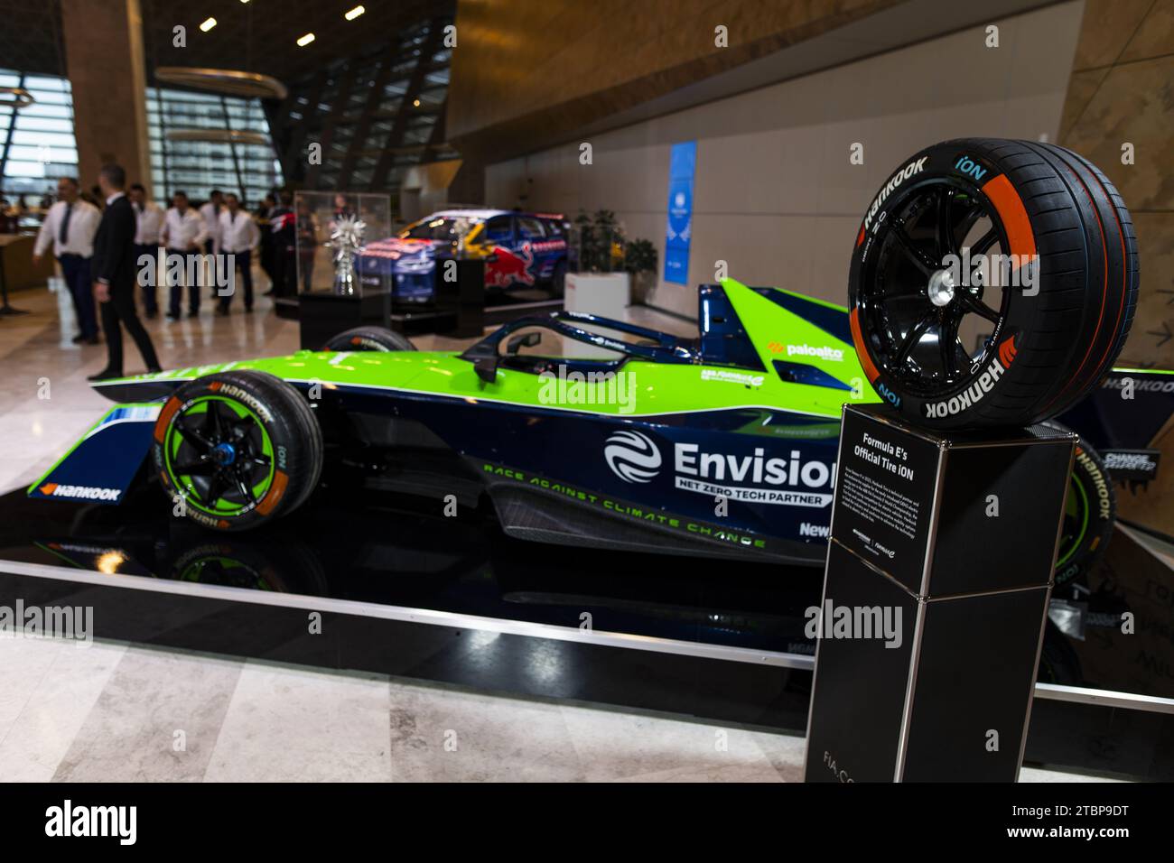 Envision Racing, Jaguar, FIA Formula E World champion, Hankook, tire, tyre during the 2023 FIA ...