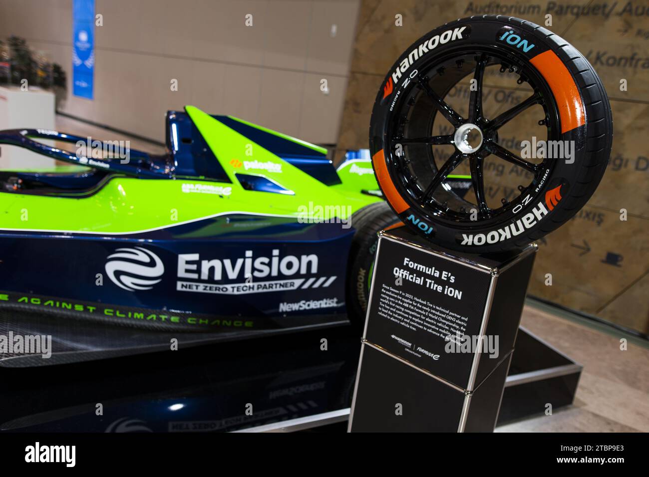Envision Racing, Jaguar, FIA Formula E World champion, Hankook, tire, tyre during the 2023 FIA ...