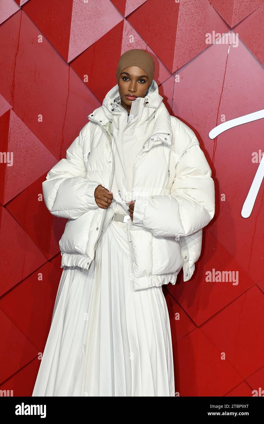 LONDON, ENGLAND - DECEMBER 04: Ikram Abdi Omar attends The Fashion ...