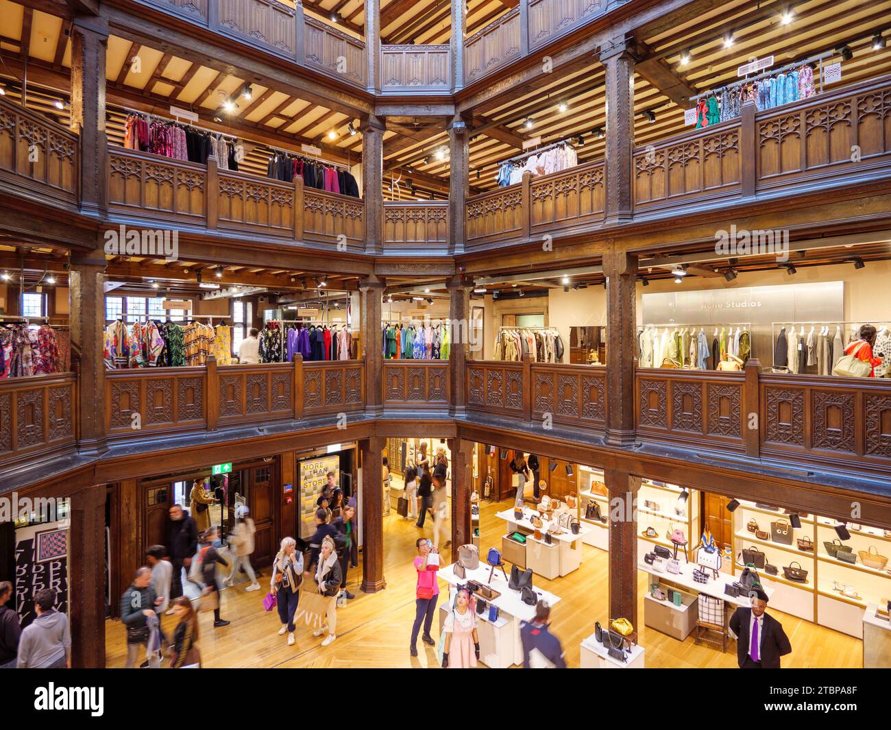 Liberty london shop interior hi-res stock photography and images - Alamy