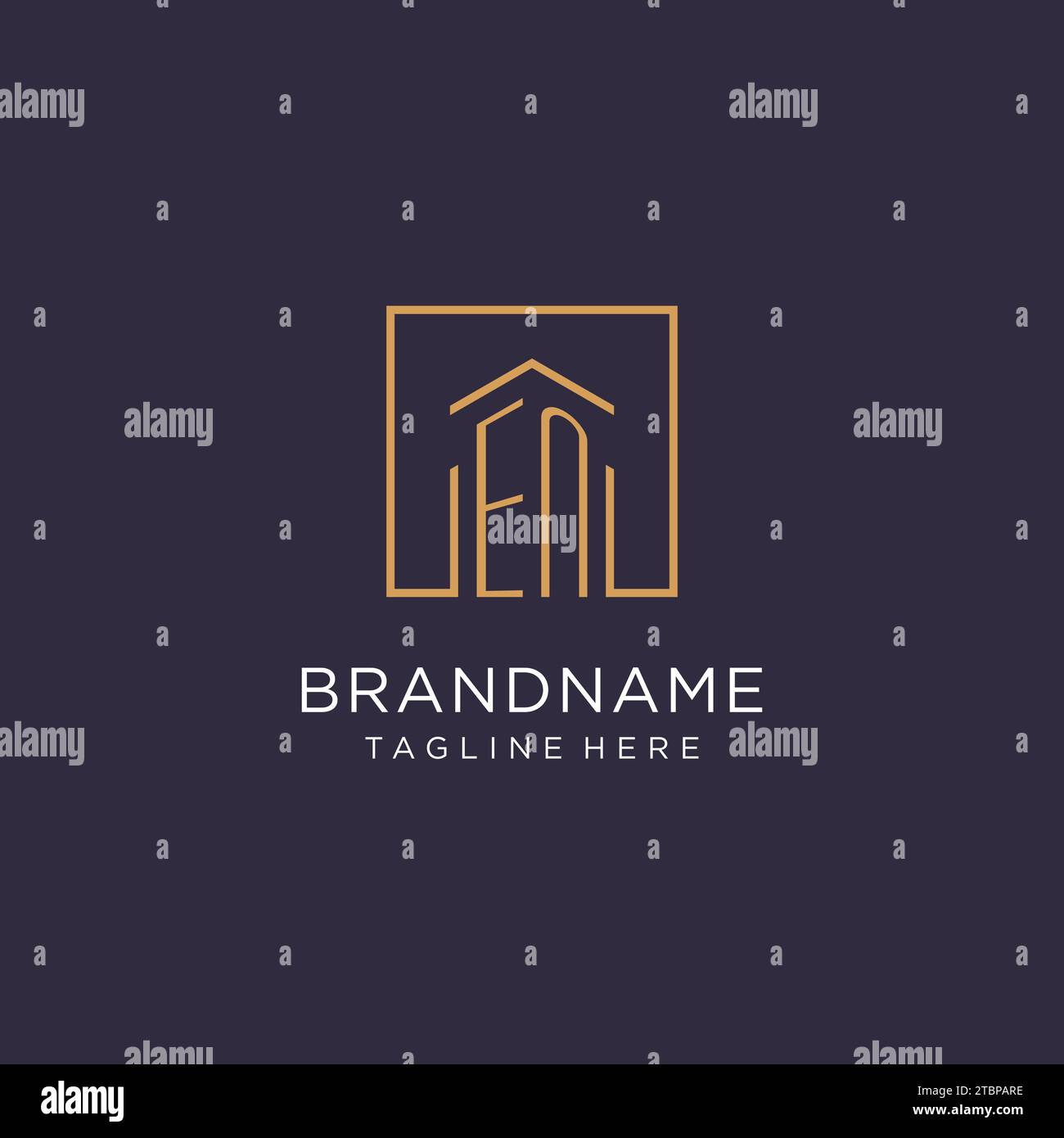 En logo design hi-res stock photography and images - Alamy