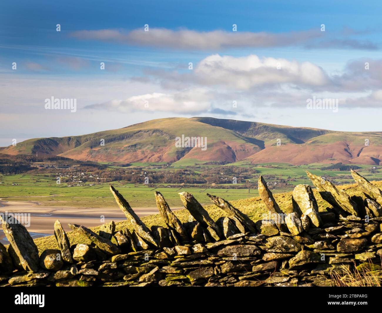 Black Combe over the Duddon Estuary, Cumbria, UK Stock Photo - Alamy