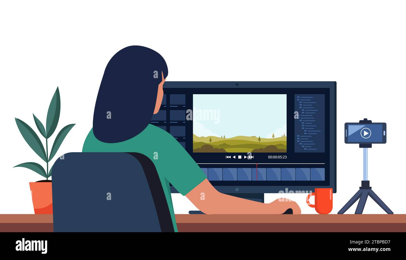 Screen footage video animation software hi-res stock photography and ...