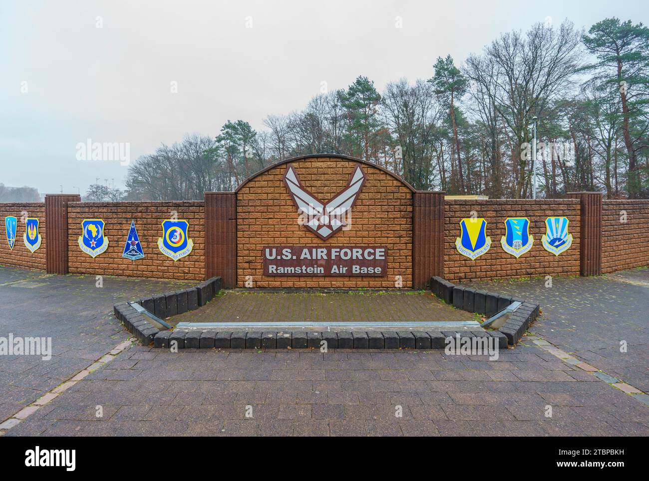 Ramstein Miesenbach, Germany. 08th Dec, 2023. The symbol of the U.S ...