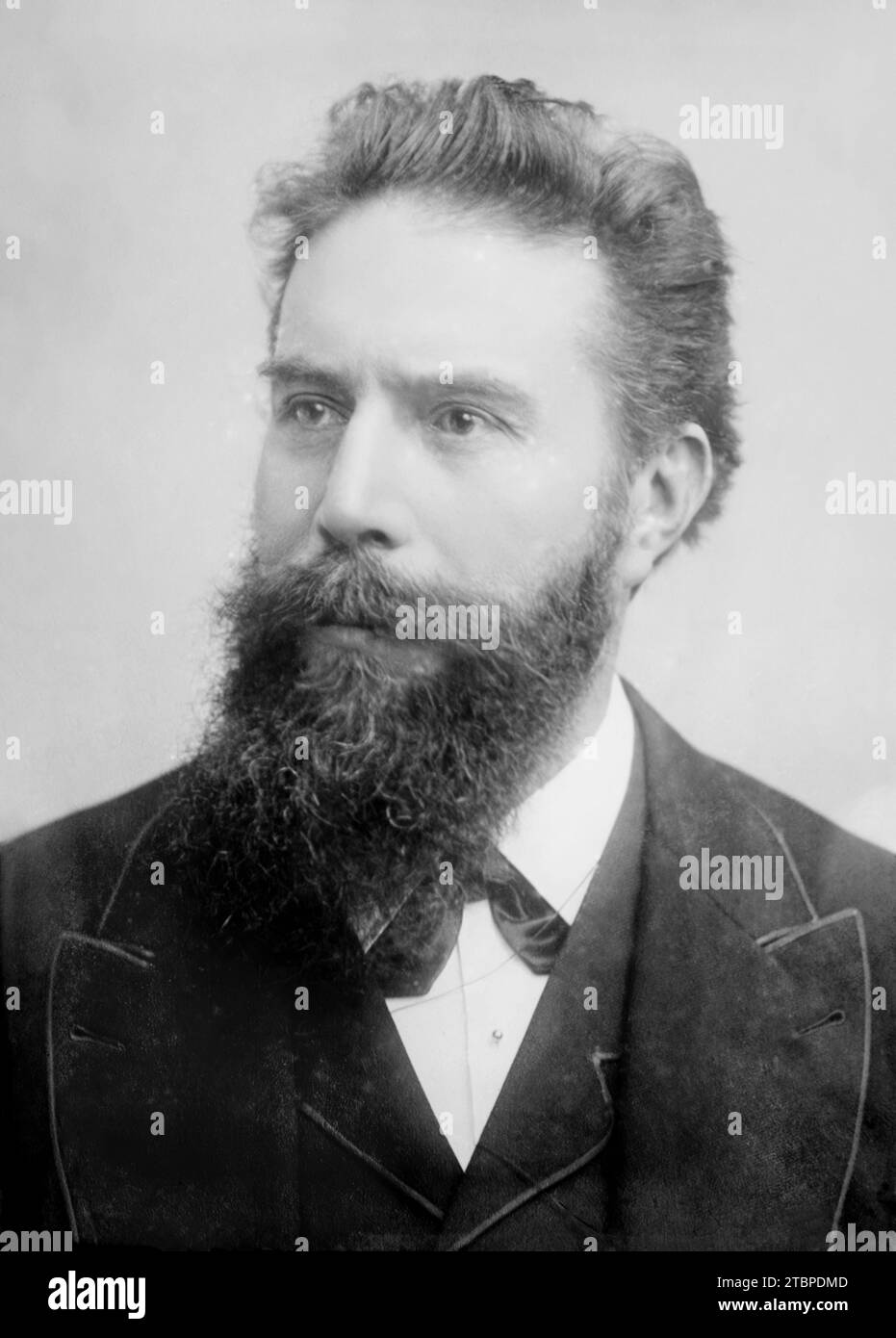 Wilhelm Rontgen. By Bain News Service. Circa 1890-1900 Stock Photo - Alamy