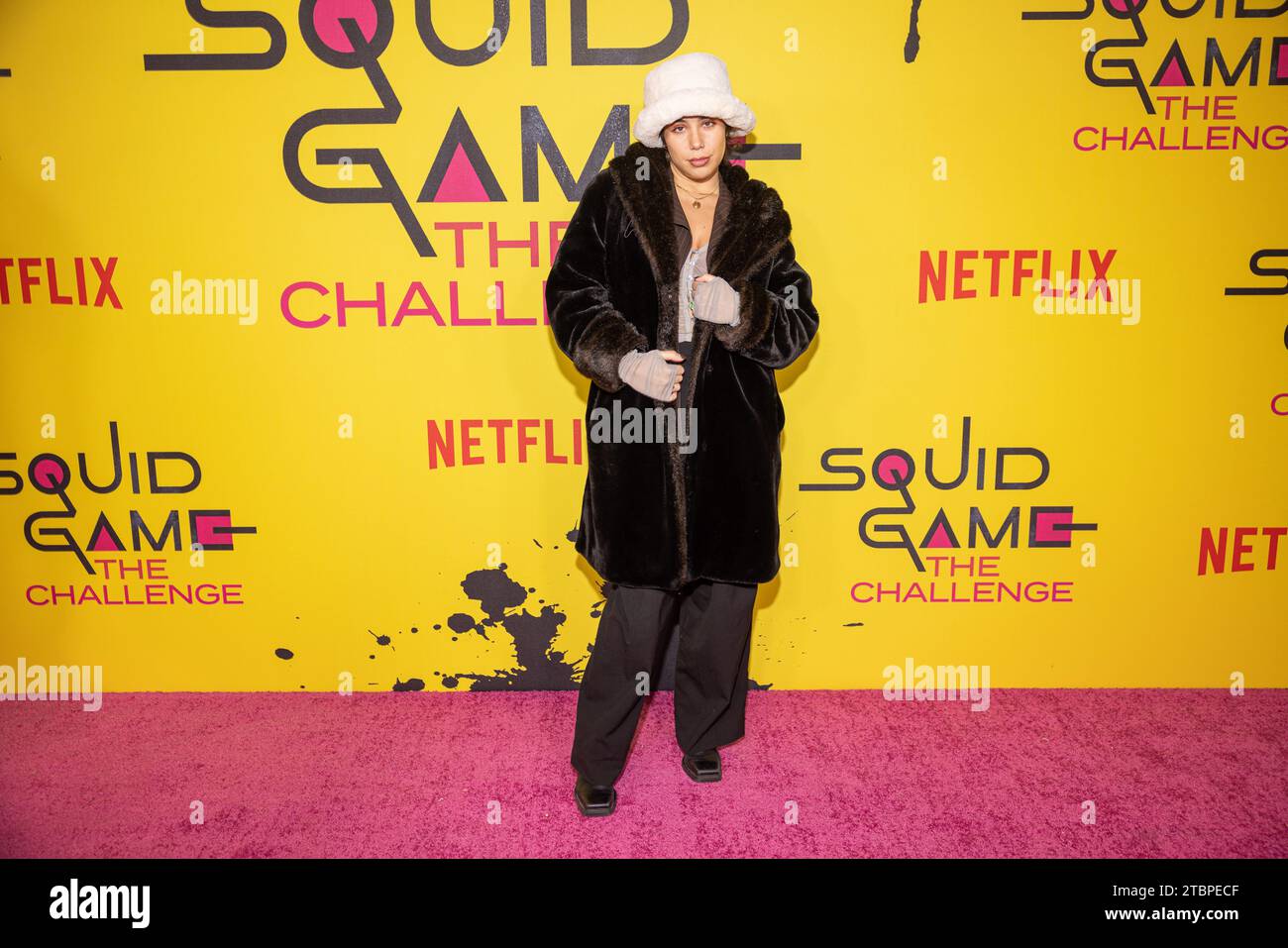 New York, USA. 06th Dec, 2023. Jess Darrow attends Netflix's Squid Game ...