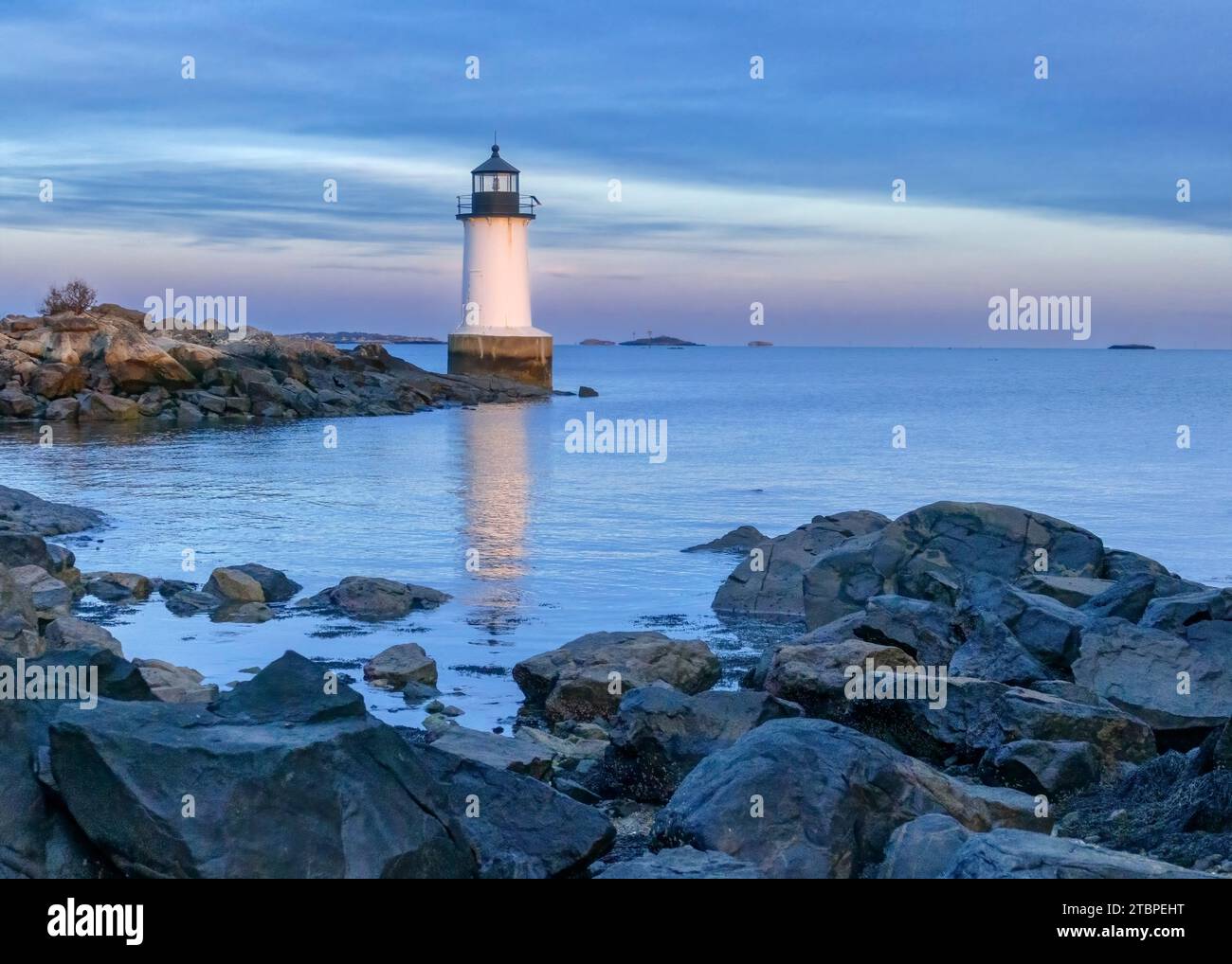 Fort pickering lighthouse hi-res stock photography and images - Alamy