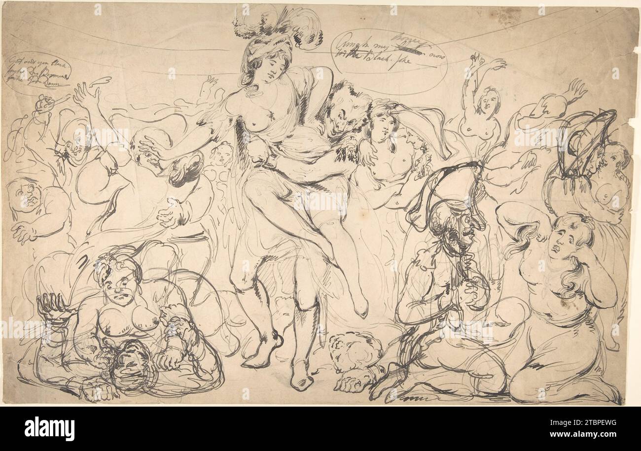 Caricature of a Drunken Debauch 1949 by Anonymous, British, 19th ...