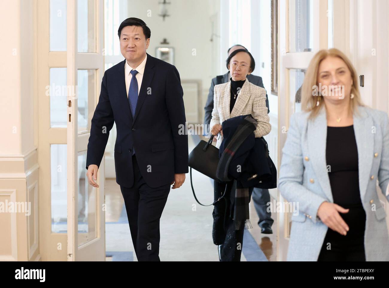 Zagreb, Croatia. 08th Dec, 2023. President of the Chinese Olympic ...