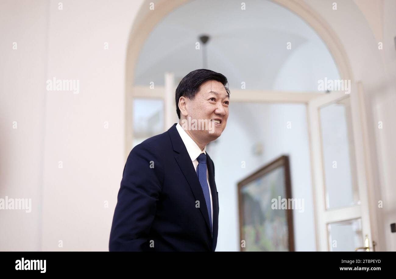 Zagreb, Croatia. 08th Dec, 2023. President of the Chinese Olympic ...