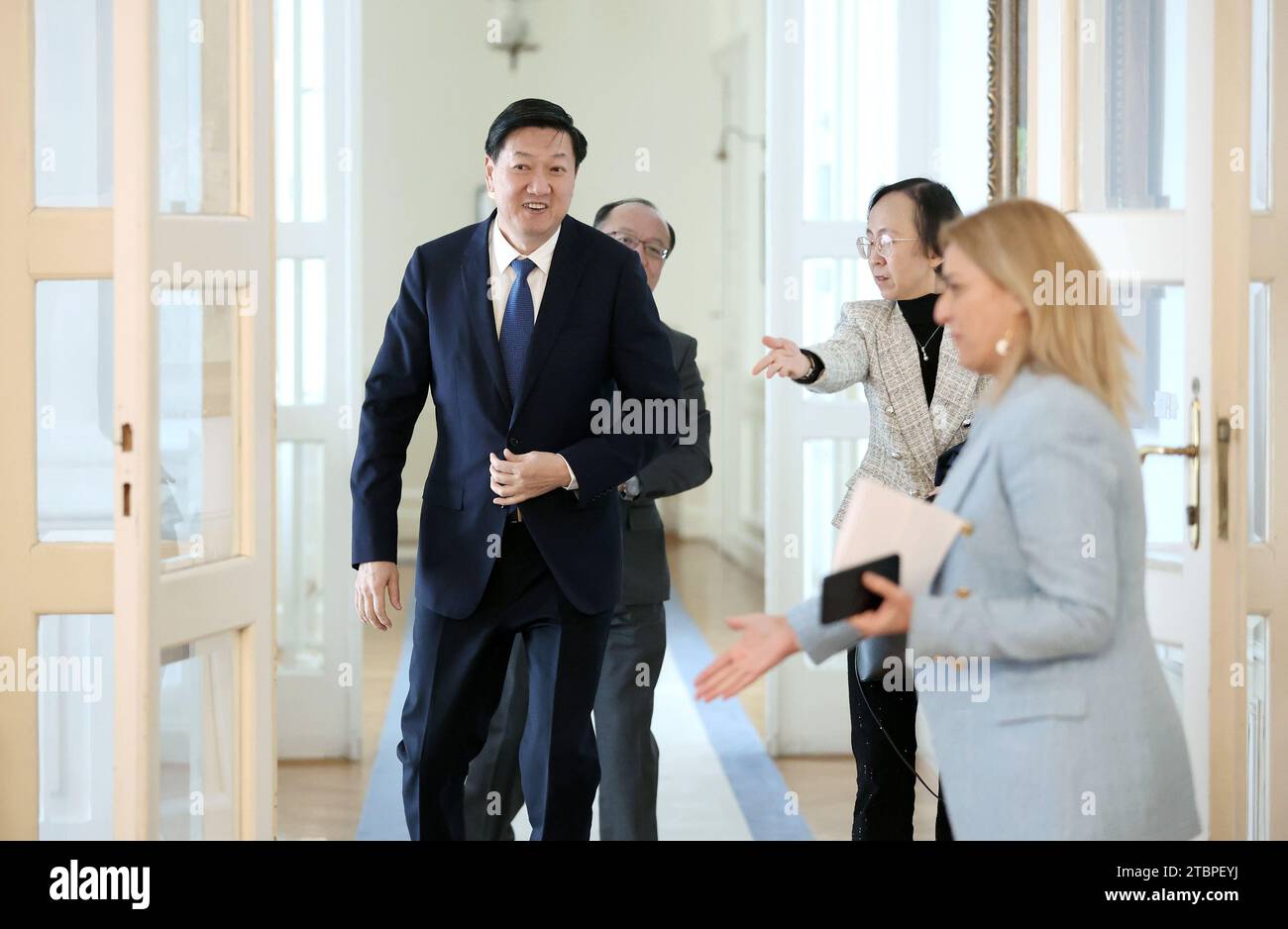 Zagreb, Croatia. 08th Dec, 2023. President of the Chinese Olympic ...