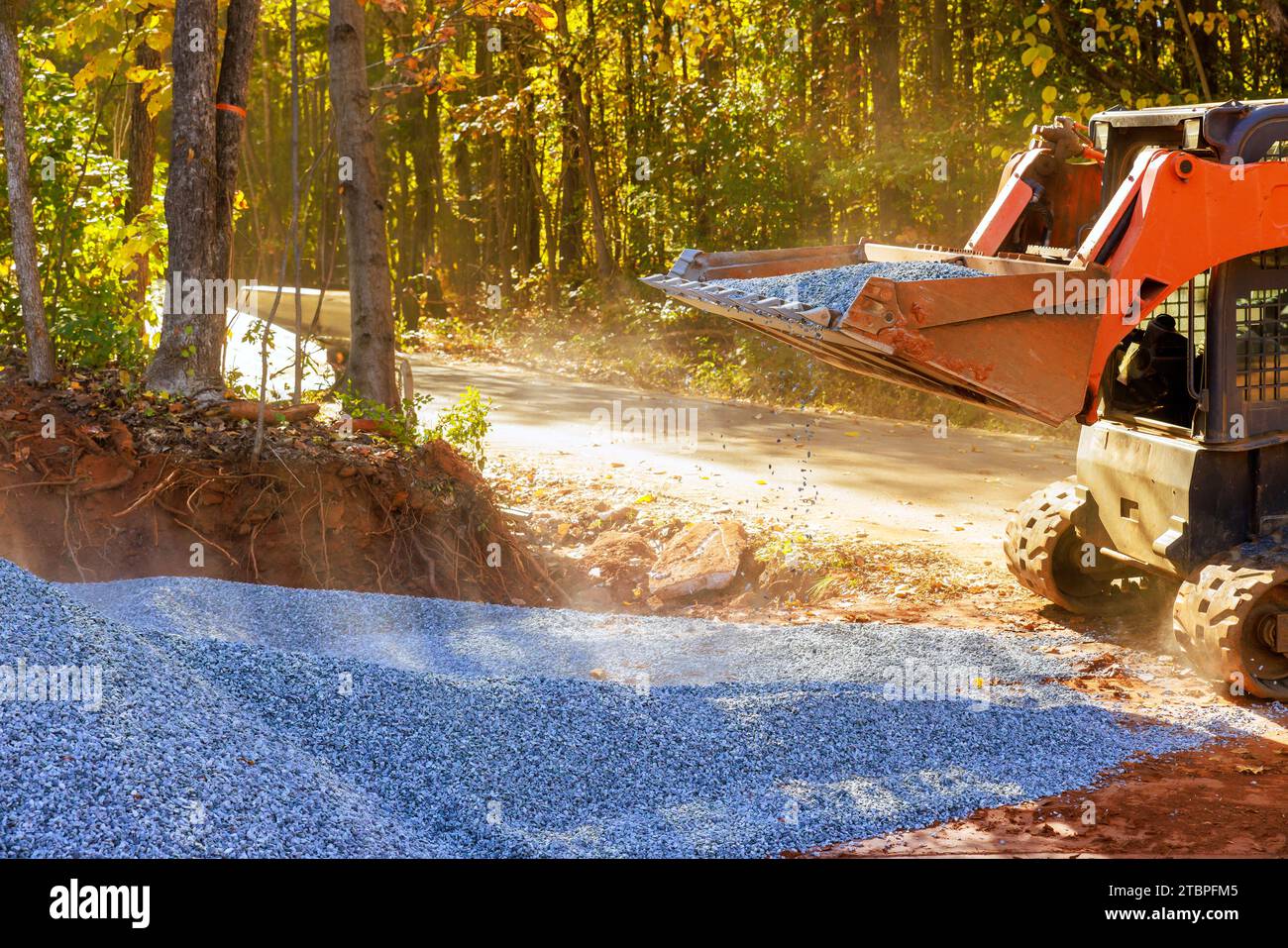 Road construction base gravel hi-res stock photography and images - Alamy
