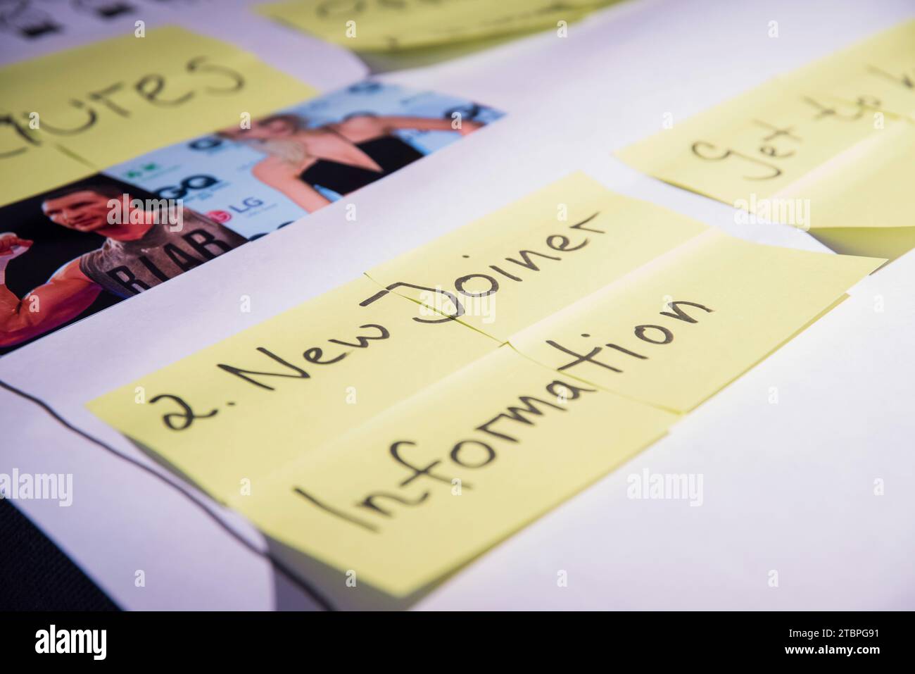 Captivating handmade bulletin board with vibrant post-it notes and ...