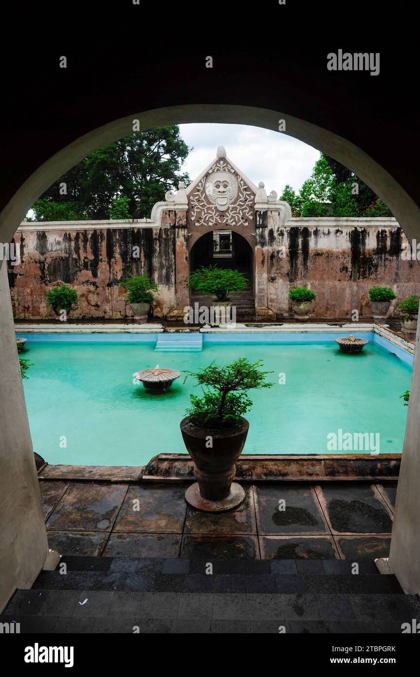 Taman Sari Water Castle. The Segaran lake area. Part of the Umbul ...