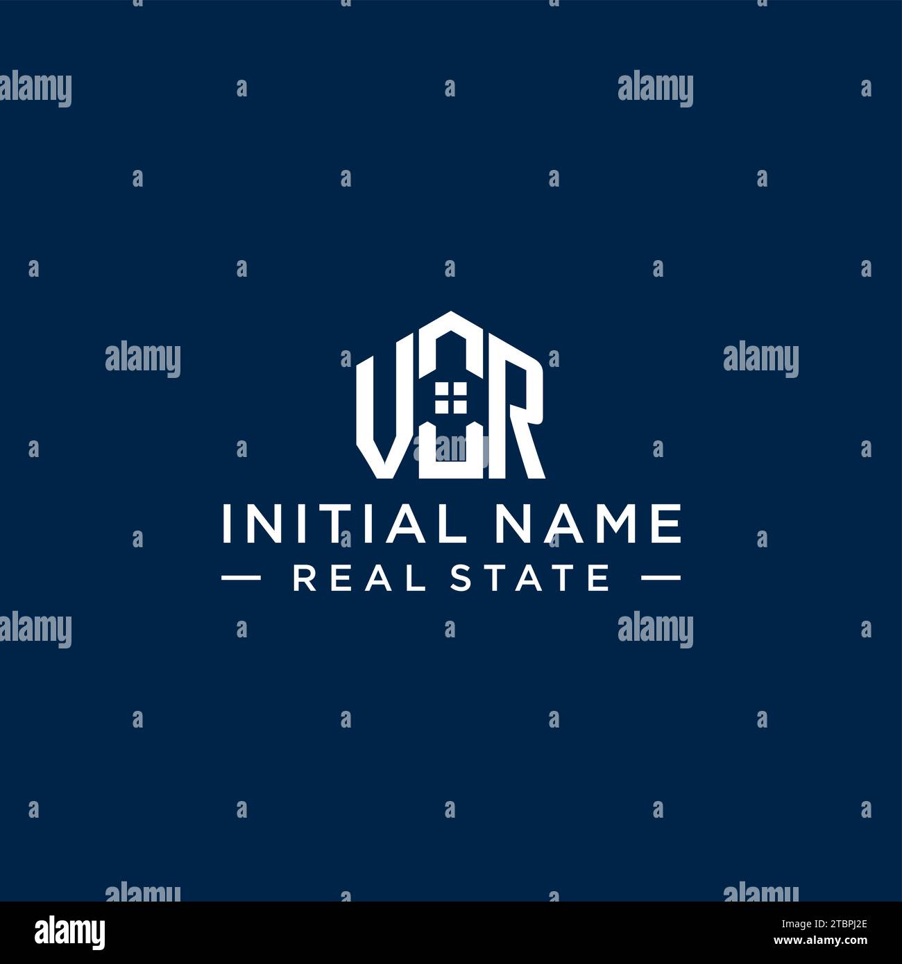 Vr monogram logo hi-res stock photography and images - Alamy